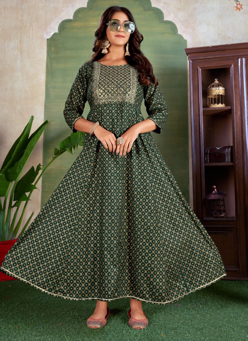 Nayanthara Vol 2 Rayon Wholesale Gowns 4 Pieces Catalog Catalog