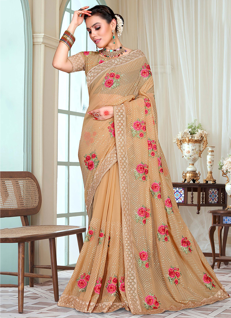 Incredible Georgette Wholesale Sarees 11 Pieces Catalog Catalog