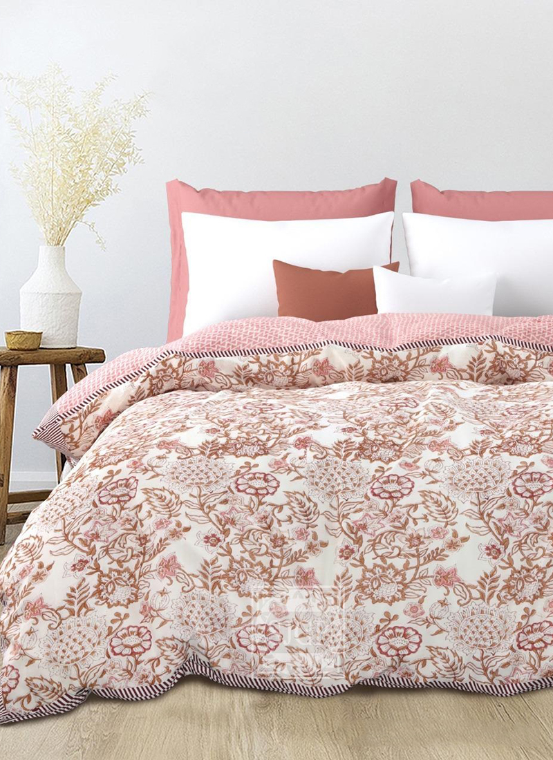 Flamingo1 90*108 Pure Malmal Cotton Wholesale Double Bed Razai Dohar ...