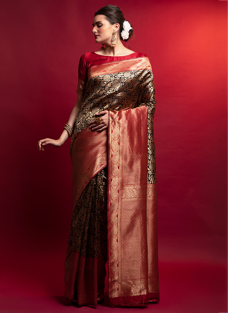 Silk Crafted Selected Zari Thread Work Fancy Sarees Collection Catalog