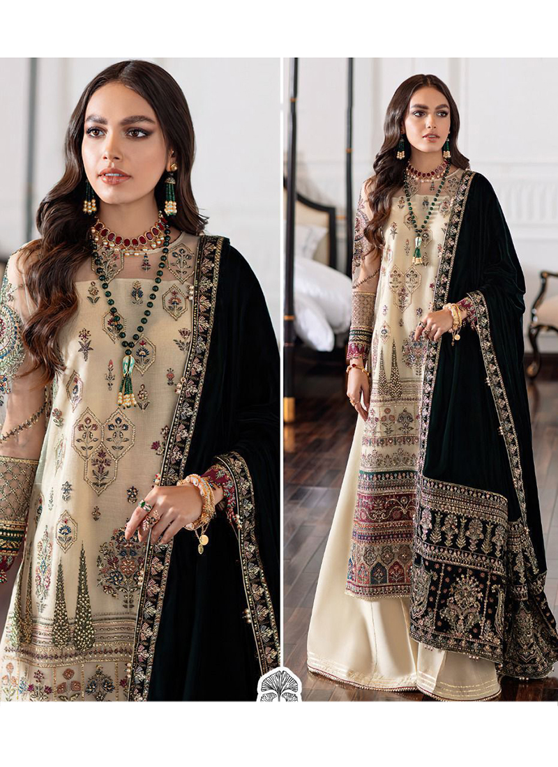 Chantelle Heavy Embroidery Georgette Pakistani Suits Collection Catalog