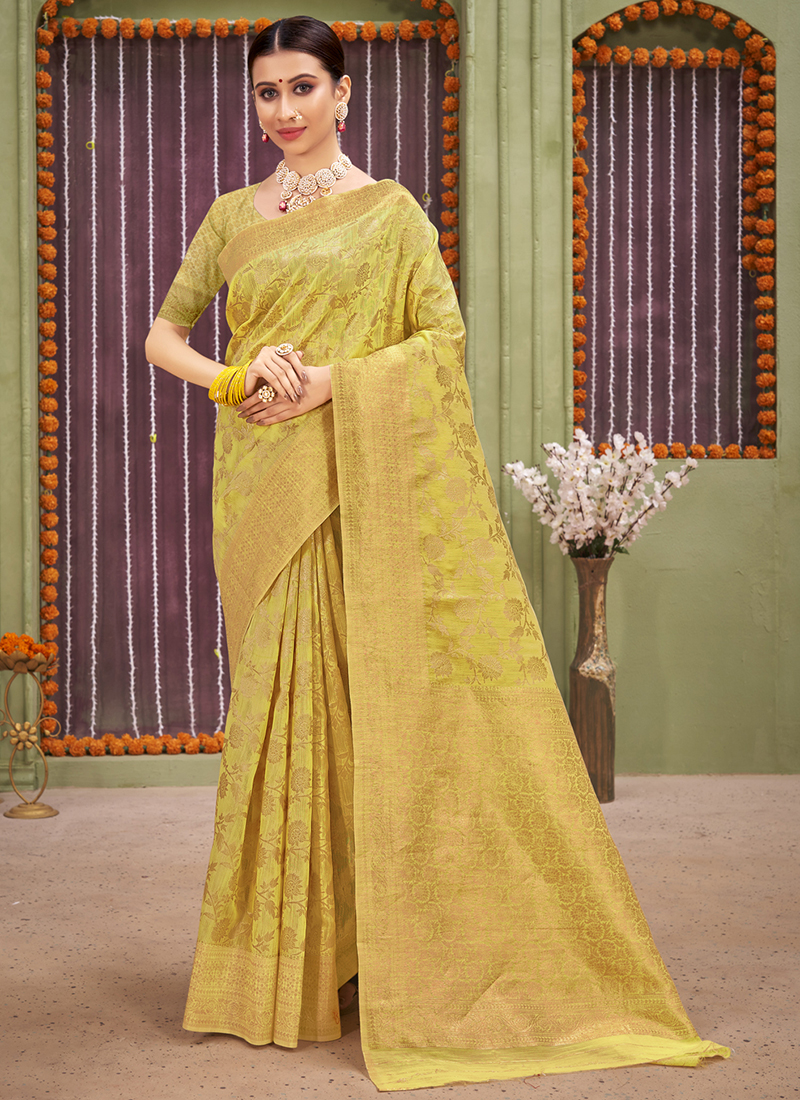 Rajnigandha Exclusive Designer Fancy Linen Sarees Collection Catalog