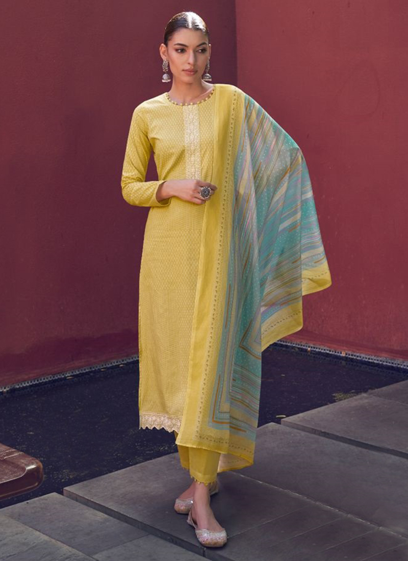 Lamhay Pure Lawn Cambric Wholesale Salwar Suits 8 Pieces Catalog Catalog