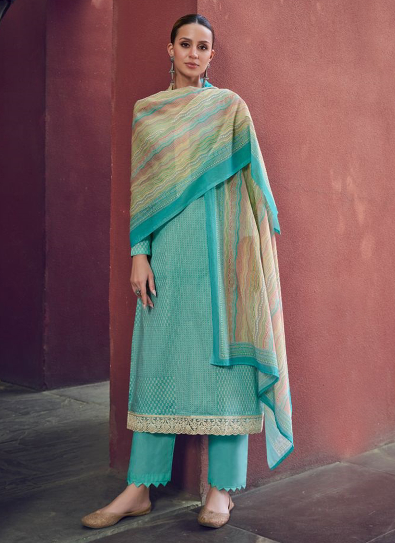 Lamhay Pure Lawn Cambric Wholesale Salwar Suits 8 Pieces Catalog Catalog