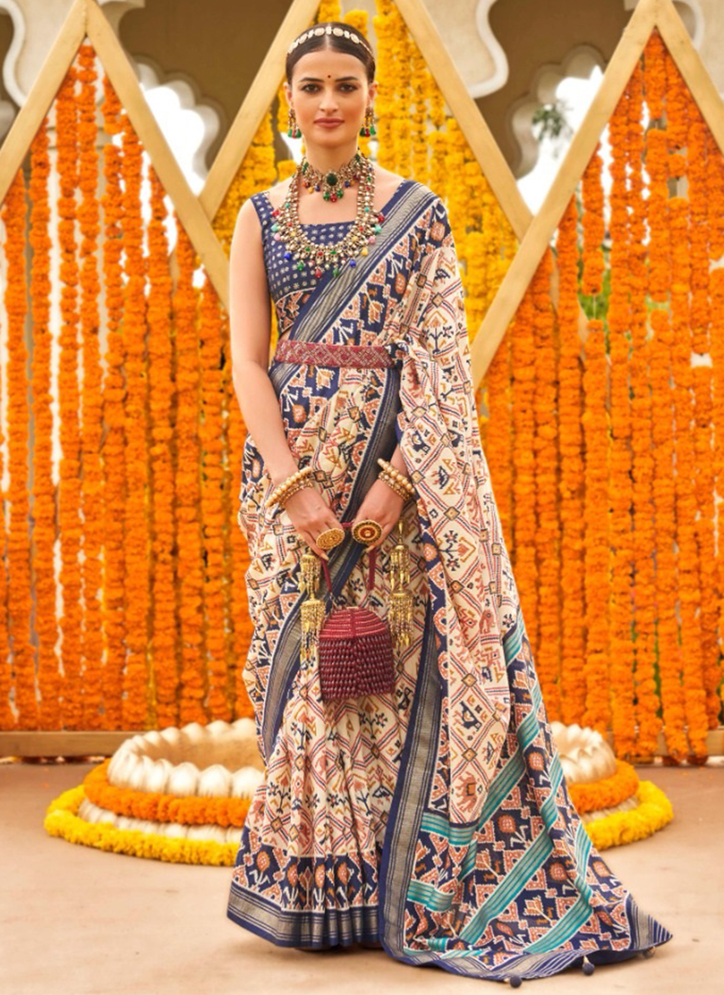 Haldi Patola Sigma Silk Wholesale Sarees 8 Pieces Catalog Catalog