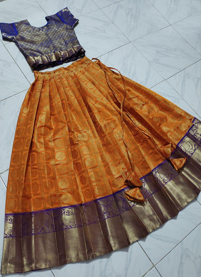 ARH34 Pure Lichi Silk Wholesale Readymade Lehenga Cholis 10 Pieces ...