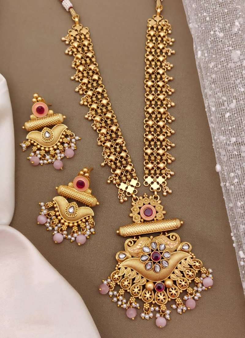 Buy Designer Premium Quality Brass High Gold Long Antique Chandan Set ...