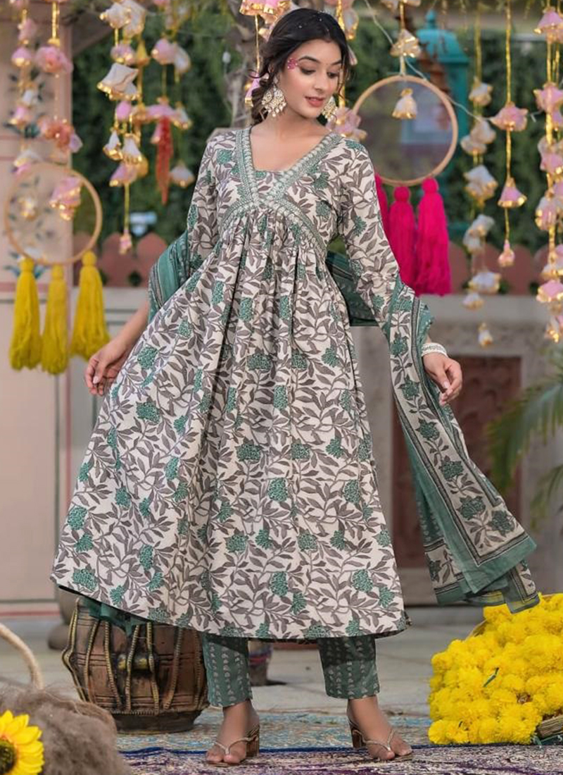 Cotton Wholesale Aliya Cut Salwar Suit 1 Piece Catalog Catalog