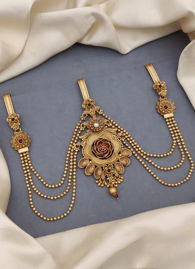 Buy Fancy Premium Quality Brass High Gold Antique Kandora Set Online ...