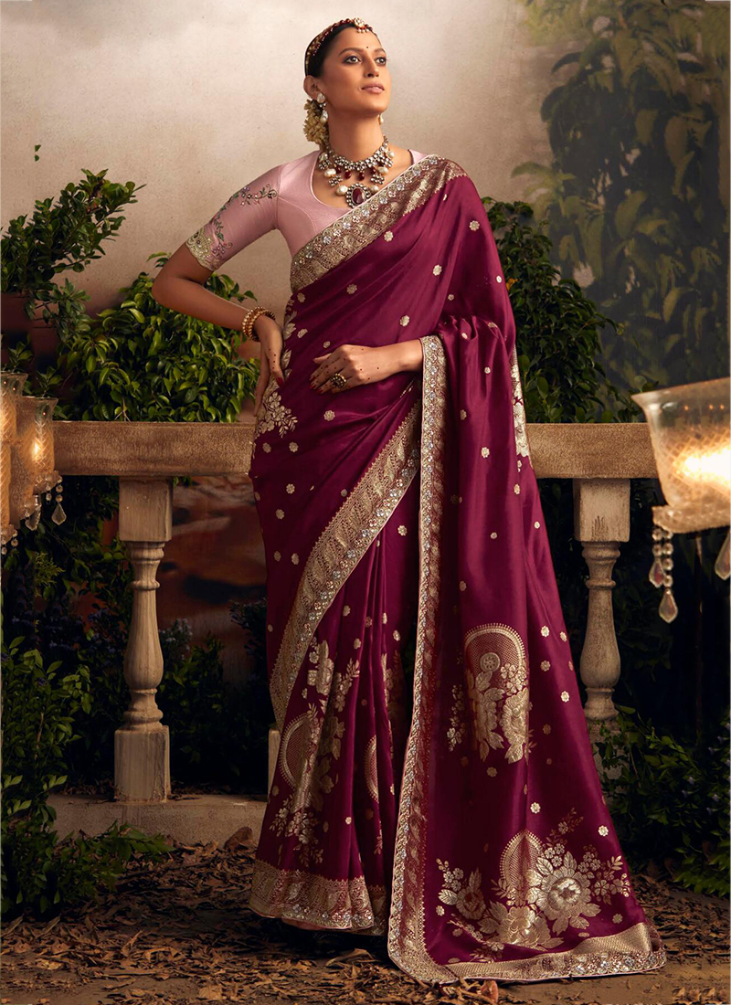 Radha Rani Pure Viscose Dola Silk Wholesale Sarees 11 Pieces Catalog ...