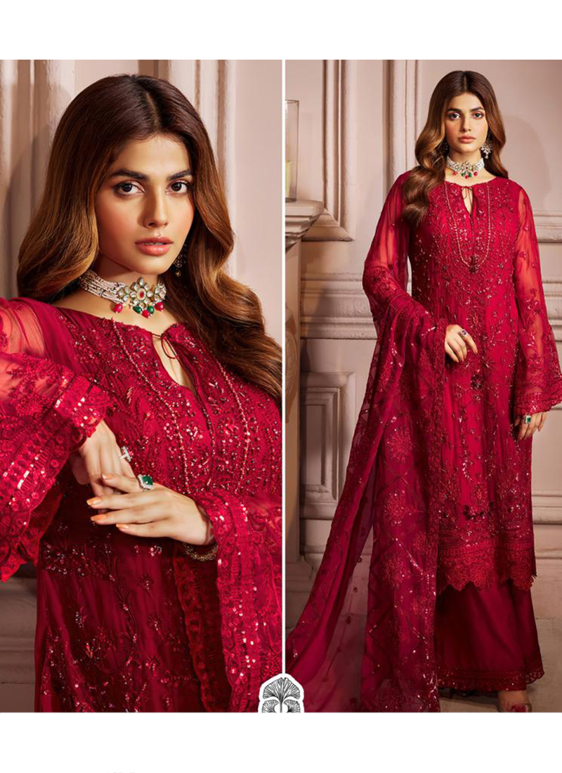 Aadab 1 Georgette Wholesale Pakistani Suits 3 Pieces Catalog Catalog