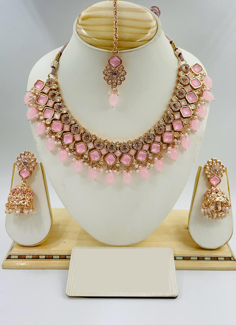 Diamond Pearl Necklace Set Catalog