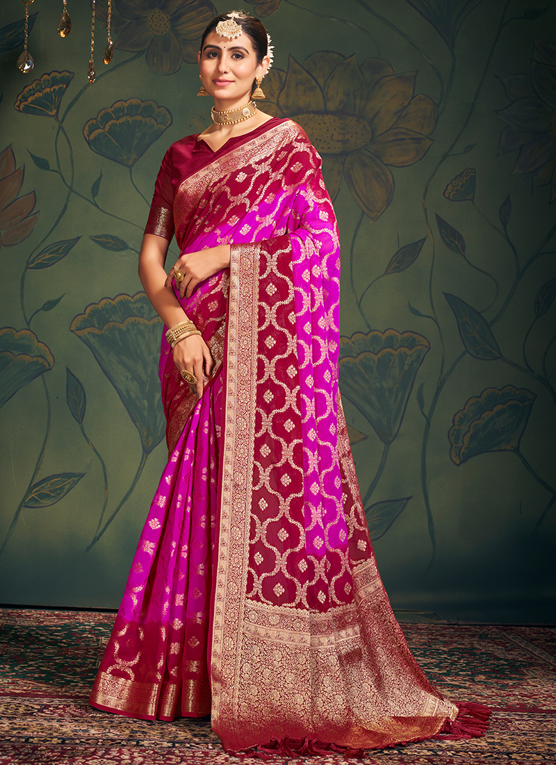 Rangat Georgette Wholesale Sarees 12 Pieces Catalog Catalog