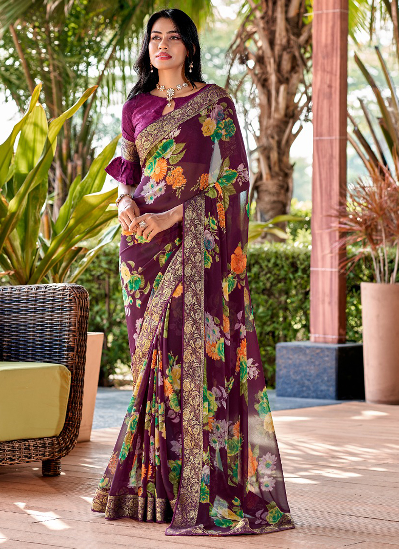 Fuldani Heavy Weightless Wholesale sarees 9 Pieces Catalog Catalog