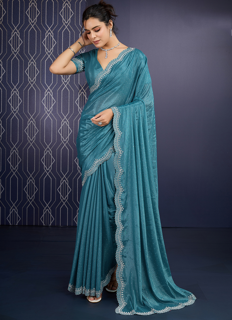Ice Georgette Ocassional Wear Saree 4 Pieces Catalog Catalog
