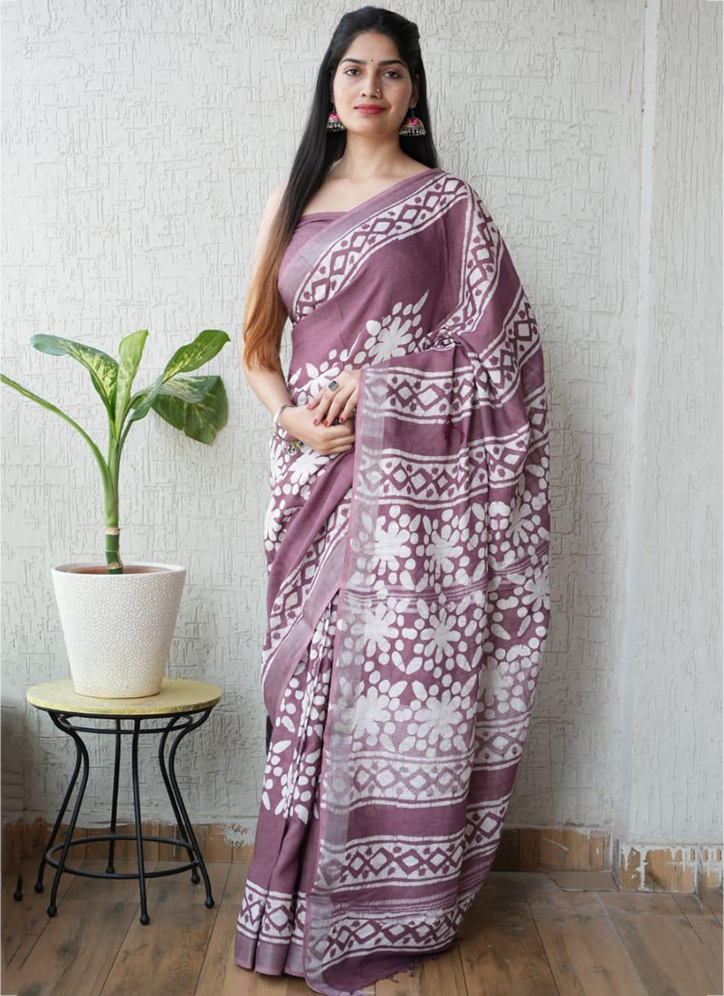 Soft Linen Daily Wear Saree 26 Pieces Catalog Catalog