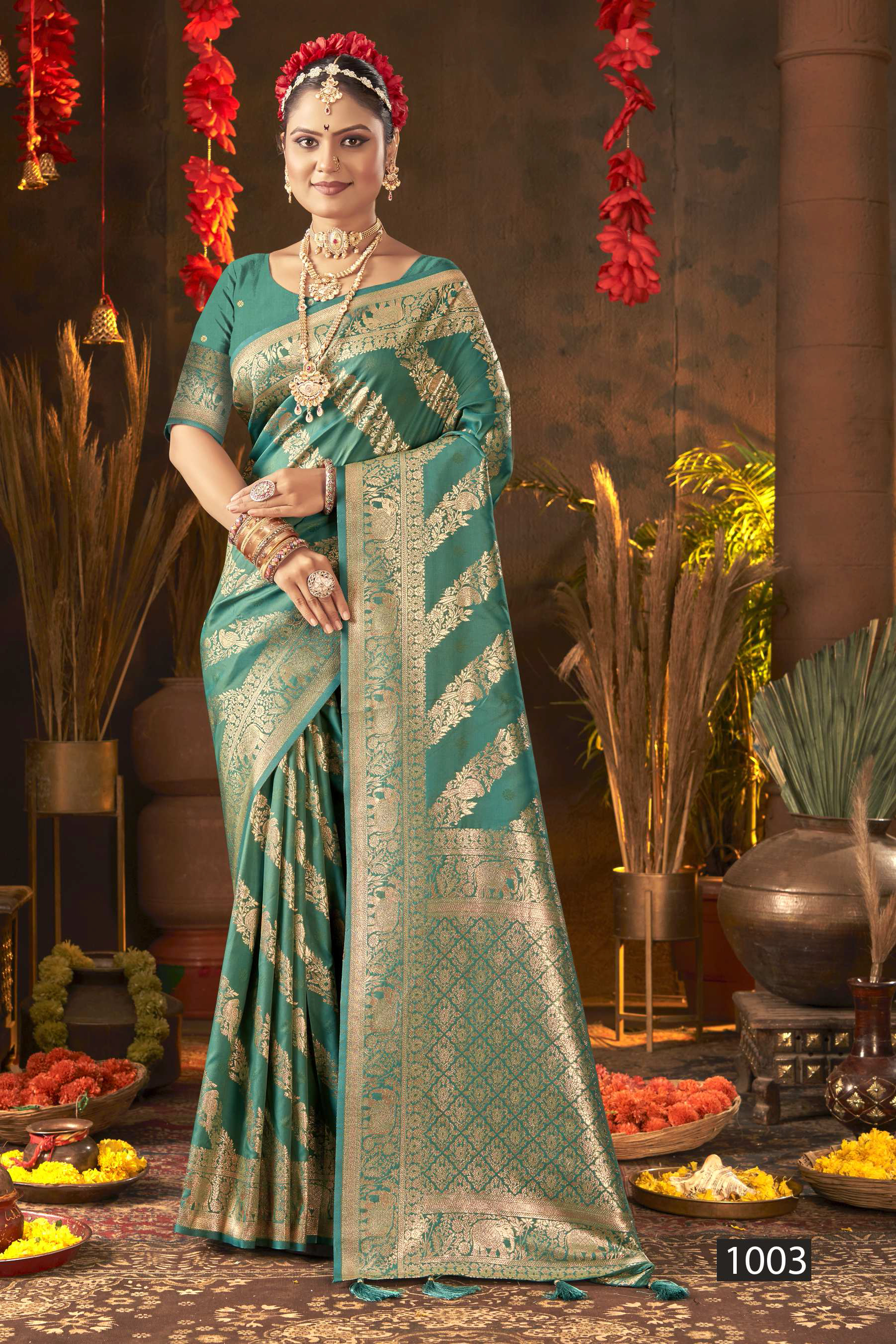 Silk Daily Wear Saree 6 Pieces Catalog Catalog