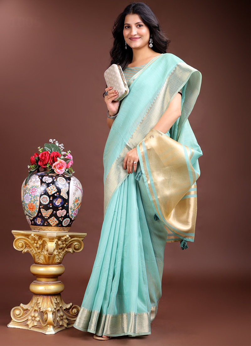Cotton Daily Wear Ready To Wear Saree 11 Pieces Catalog Catalog