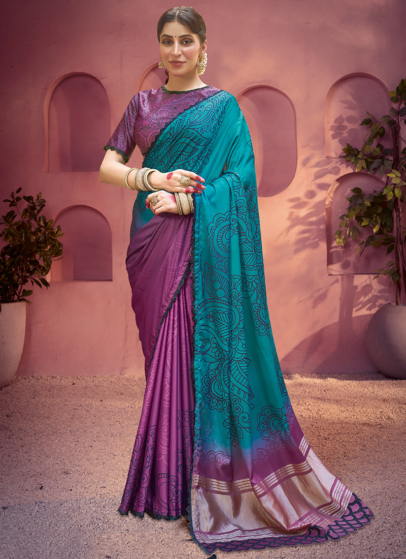 Silk Party Wear Saree 14 Pieces Catalog Catalog